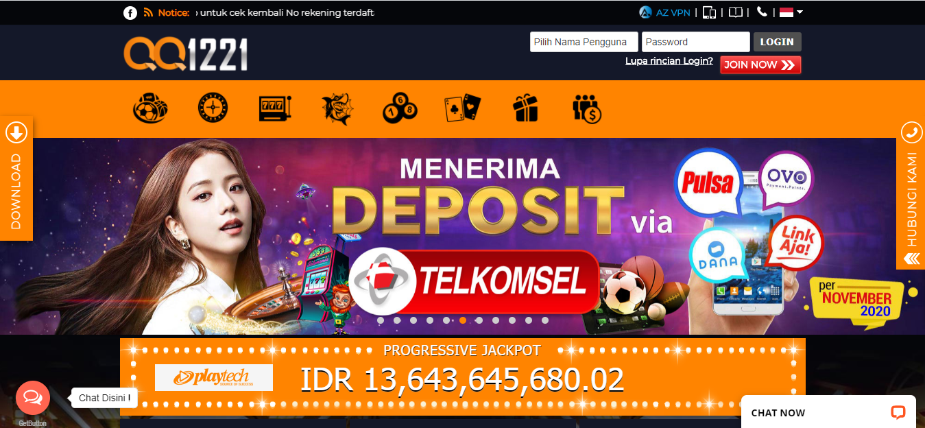 QQ1221 Bandar Judi Online Dengan Slot Online Paling Top 1